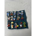 Collectible golly pin badges inc Chef, saxophone player and lollipop lady