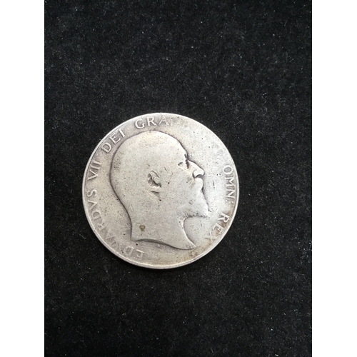 COINS: 1908 George VII half Crown (key date)