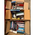 3 boxes of good quality books inc biographies, novels and more