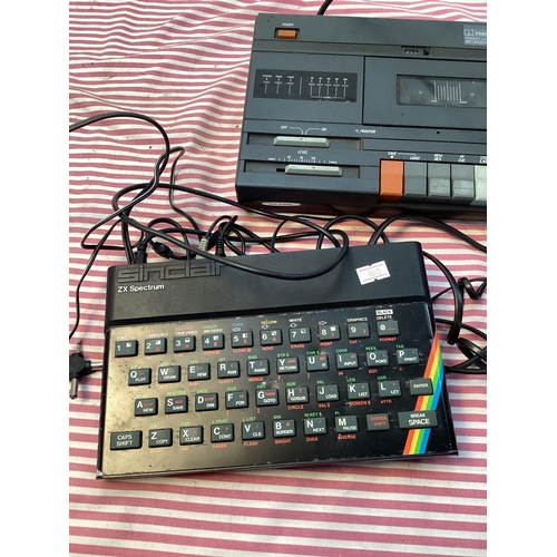 ZX spectrum console with a Ferguson program data recorder model 3T31e ...