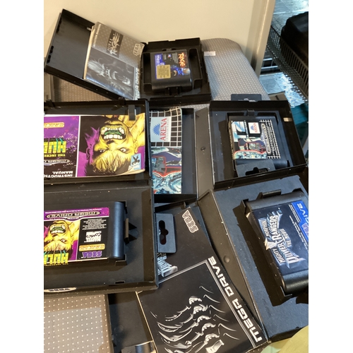 Collection of Sega mega drive games includes The Incredible Hulk ...