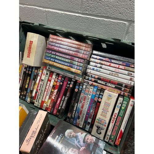 Large quantity of dvds inc a lot of sealed examples - also box sets inc ...