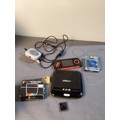 Mixed lot Includes Gameboy 4 player Adapter, sega mega drive handheld ...