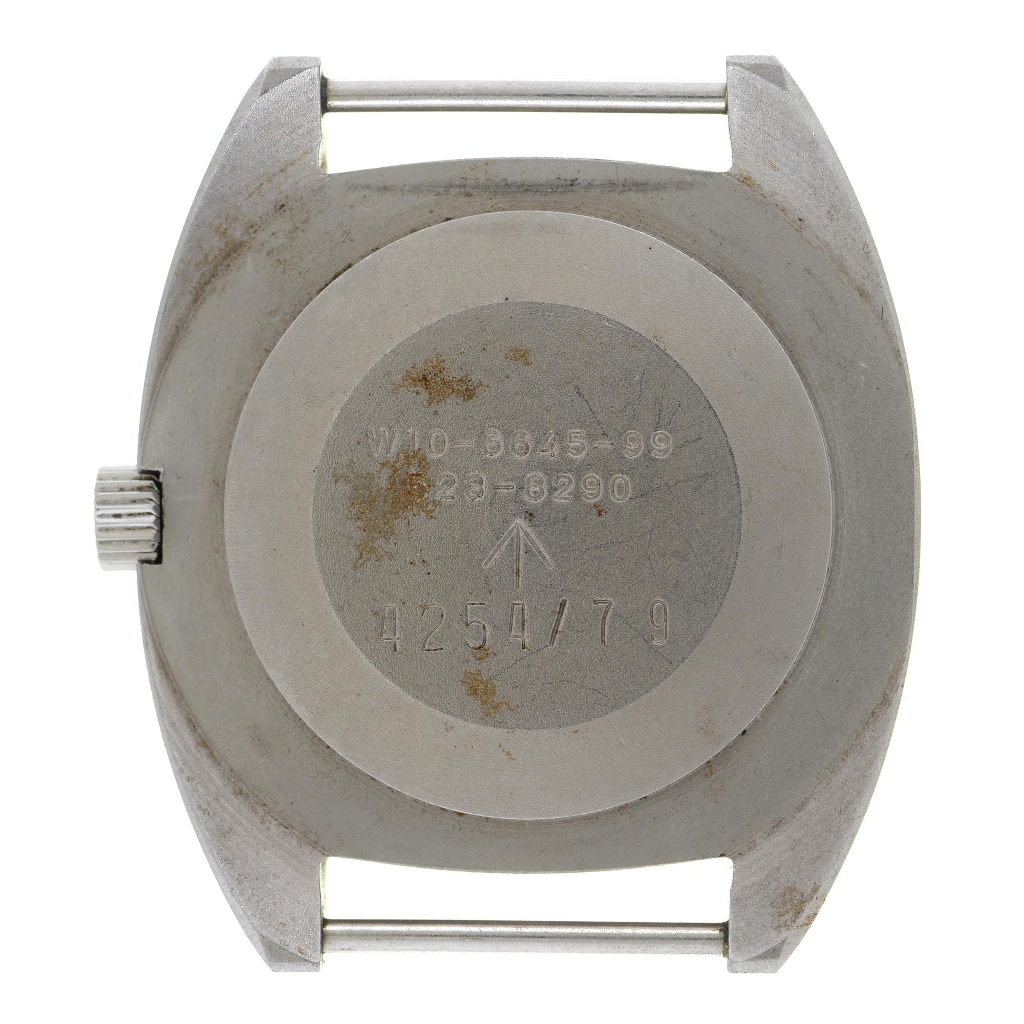 A British Military Issue CWC wristwatch, case back marked W10-6645-99 ...