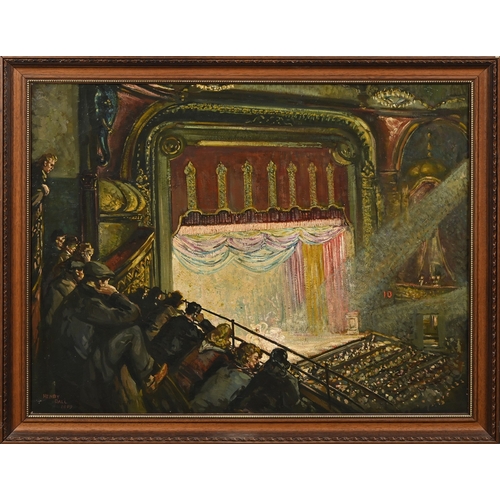 Henry Ball (1894-1966) - Gaiety at the Theatre, signed and dated 1959 ...
