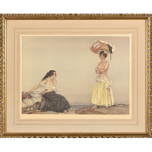 Sir William Russell-Flint RA, PRWS (1880-1969) - Rosa and Marissa ...