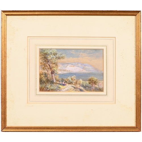 Charles Edmund Rowbotham (1856-1921) - Lago di Orta, Italy; Beaulieu ...