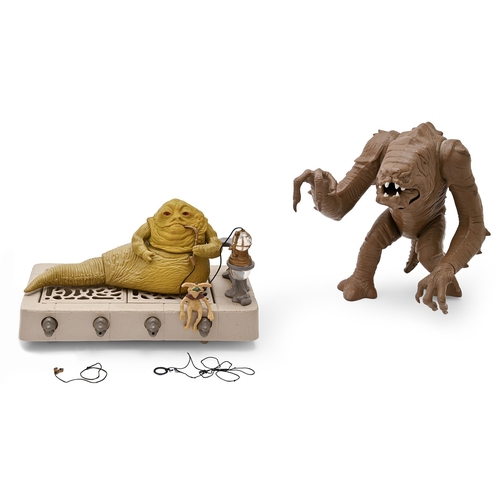 Star Wars, Return of the Jedi. A vintage Kenner Jabba the Hutt action ...