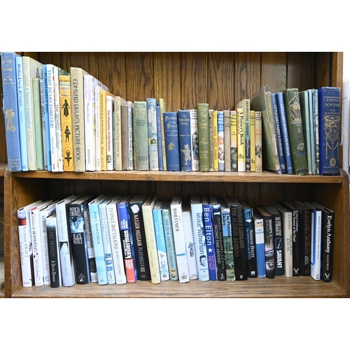 Books. Four and a half shelves of antiquarian and general stock, 19th c ...