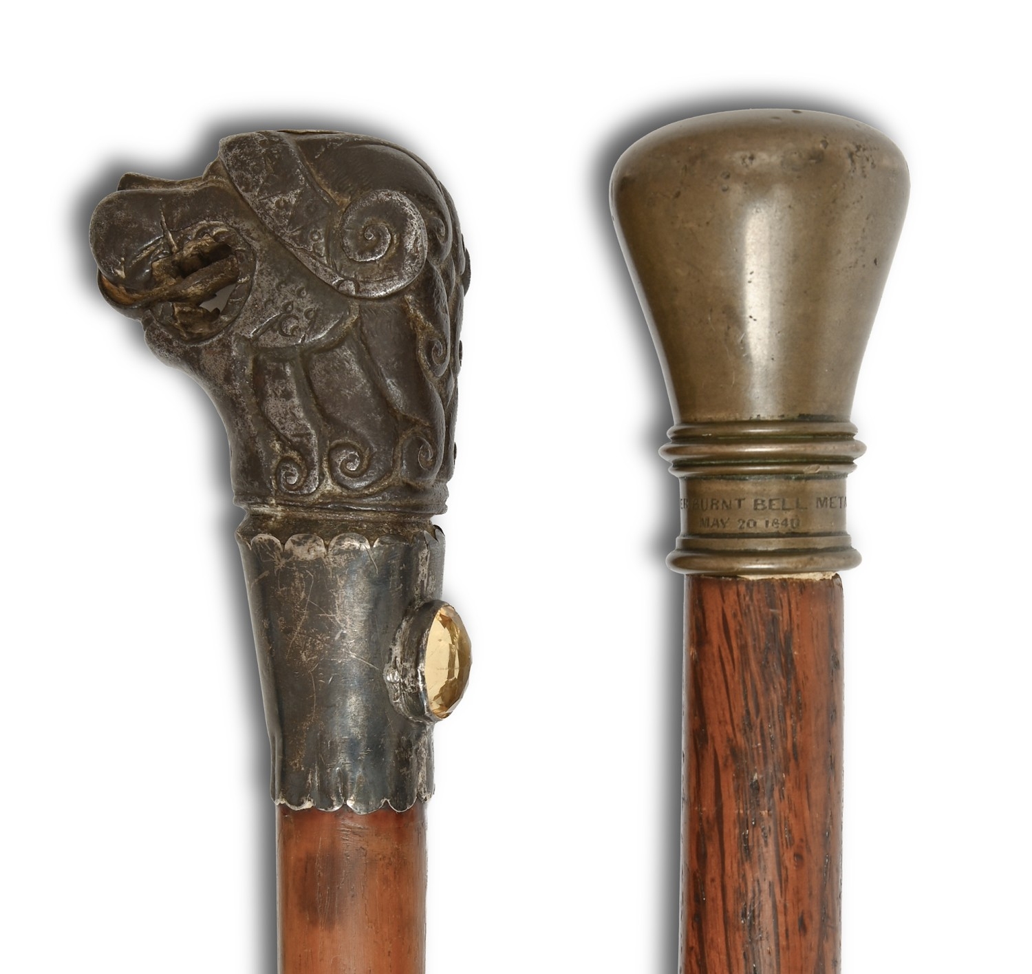 Medieval Architectural Salvage. A bronze mounted oak gentleman's ...
