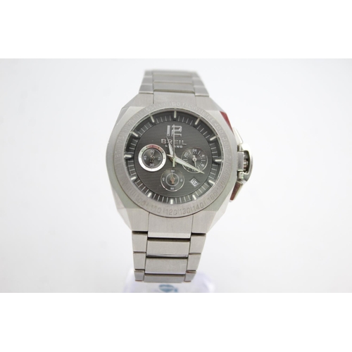 Breil Milano gents quartz chrono wristwatch working all functions. N.B ...