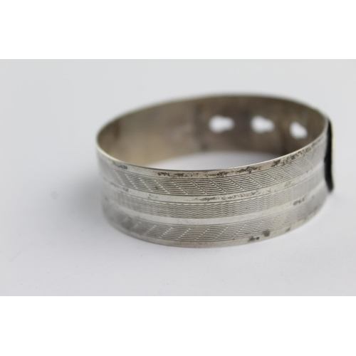 Antique Sterling Silver Charles Horner Buckle Bangle With Chester ...