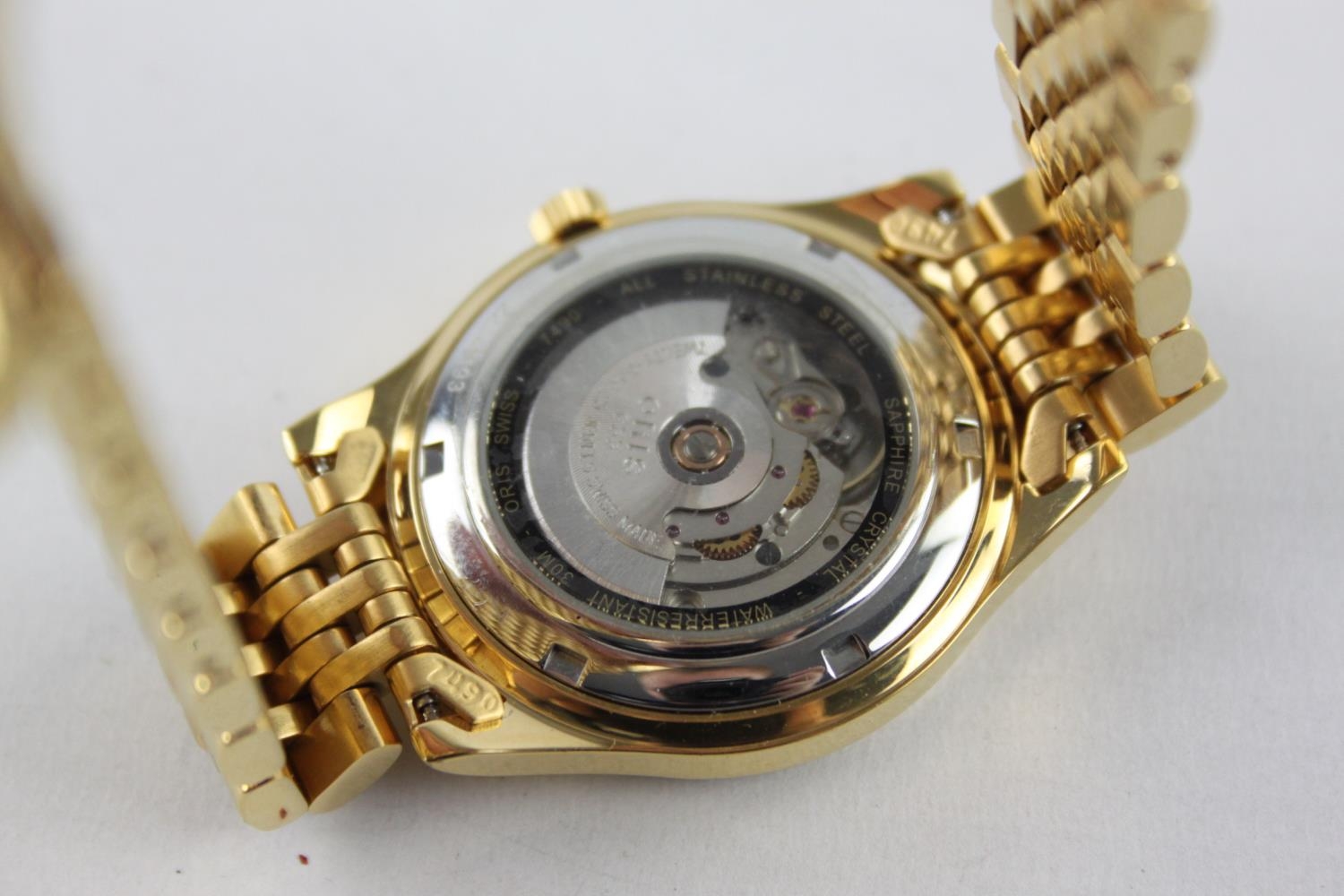 Gents Quality ORIS 7490 CONSTANTINE Gold Tone WRISTWATCH Automatic WORKING