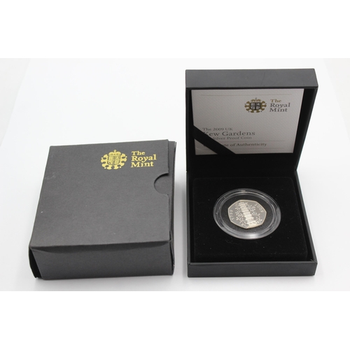 2009 ROYAL MAIL .925 Sterling Silver Proof Kew Gardens 50 Pence Coin ...