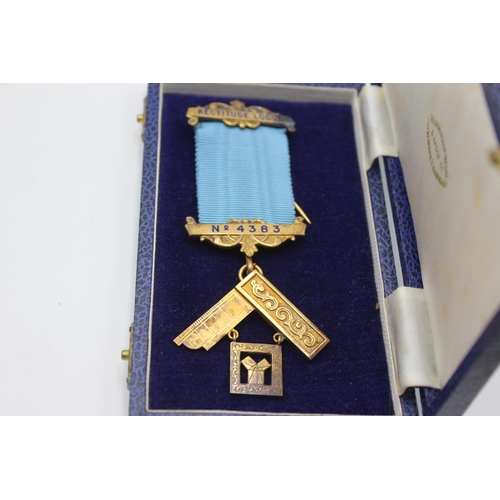 3 x Vintage Hallmarked .925 STERLING SILVER Medals / Jewels Inc Masonic ...