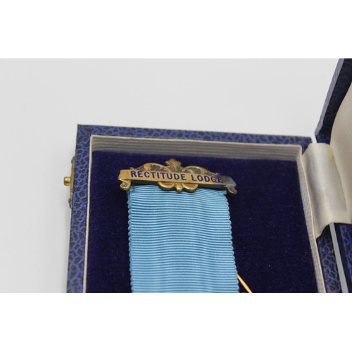 3 x Vintage Hallmarked .925 STERLING SILVER Medals / Jewels Inc Masonic ...