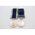 ER.II Navy Mounted Medal Pair Named Inc C.S.M, Long Service Etc