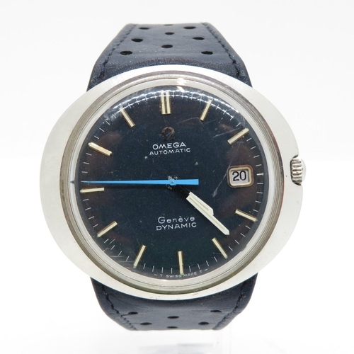 Omega Dynamic Geneve Gents Vintage 1970s W/watch. Oval s/steel case ...