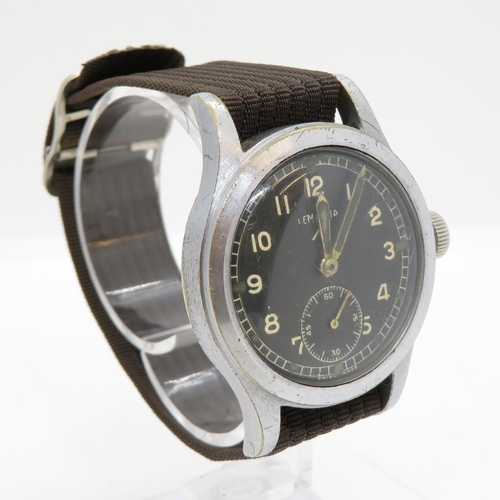 Lemania WWW Dirty Dozen Gents WWII era Military issued W/watch. Signed ...