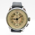 Pierce Telemeter dial chronograph gents vintage military style chrono w ...