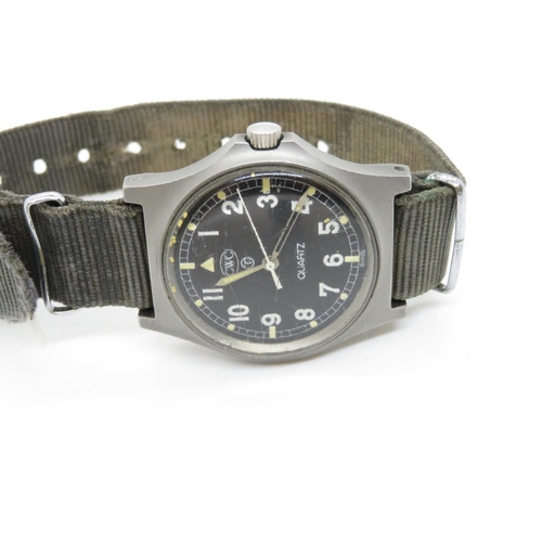 CWC Cabot Watch Company Fat Boy case gent's vintage Military Issued ...