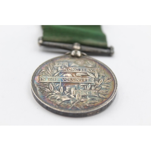 Antique Victorian Volunteer Long Service Medal Named