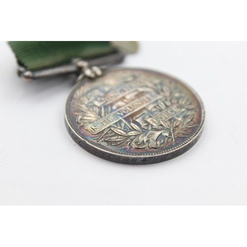 Antique Victorian Volunteer Long Service Medal Named