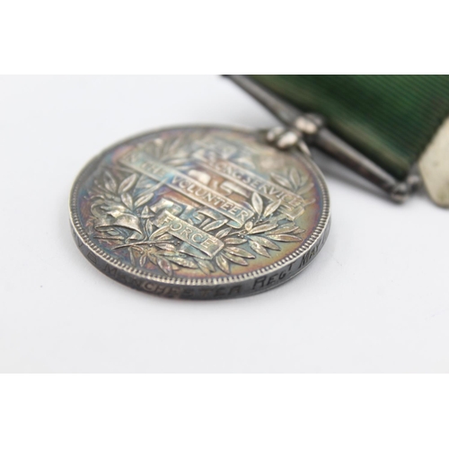 Antique Victorian Volunteer Long Service Medal Named
