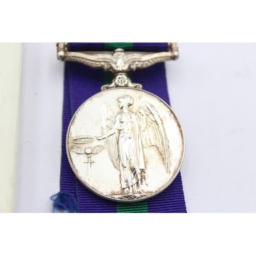 Boxed ER II GSM Canal Zone Named to 22745789 L/Cpl J. J. H. Marsh, REME