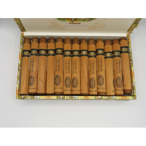 collection of havana cuban cigars full box 6 inch cigars 25 cigars in box