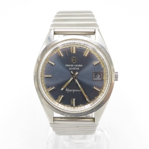 FAVRE-LEUBA GENEVE HARPOON Gents Vintage C.1970's WRISTWATCH Automatic ...
