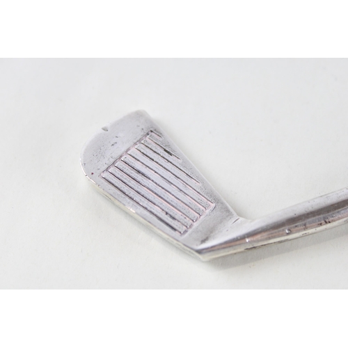 Vintage Hallmarked 1997 London Sterling Silver Novelty Golf Letter Opener (76g)