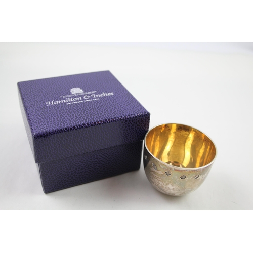 HAMILTON & INCHES Hallmarked 2018 Edinburgh Sterling Silver Cup Boxed 89g