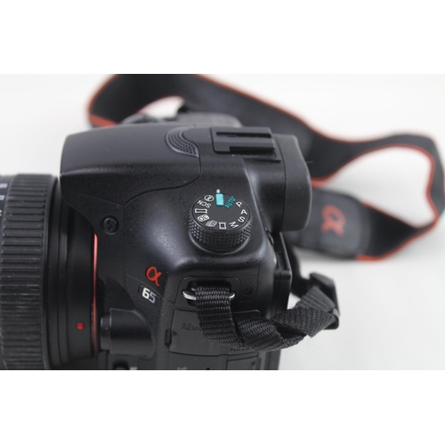 Sony A65 DSLR Digital Camera Working w/ Sigma 10-20mm F/4-5.6 DC