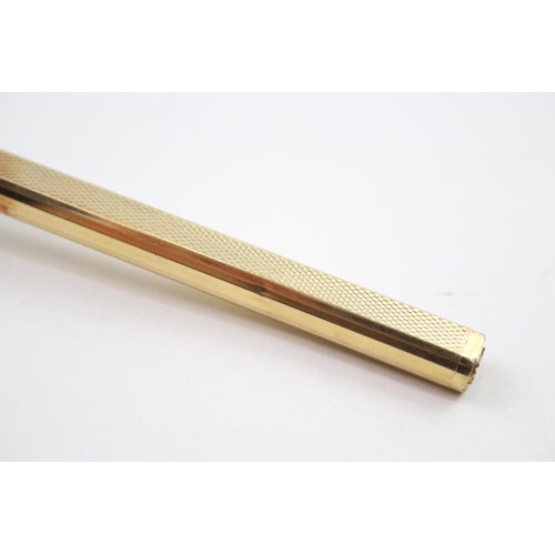 Vintage DUNHILL Gold Plated Ballpoint Biro Pen w/ .925 Sterling Silver ...