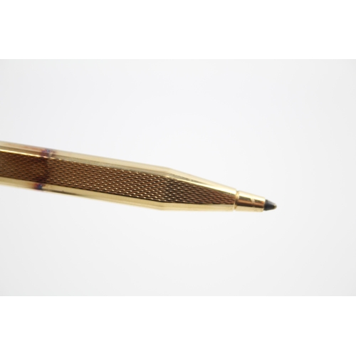 Vintage DUNHILL Gold Plated Ballpoint Biro Pen w/ .925 Sterling Silver ...