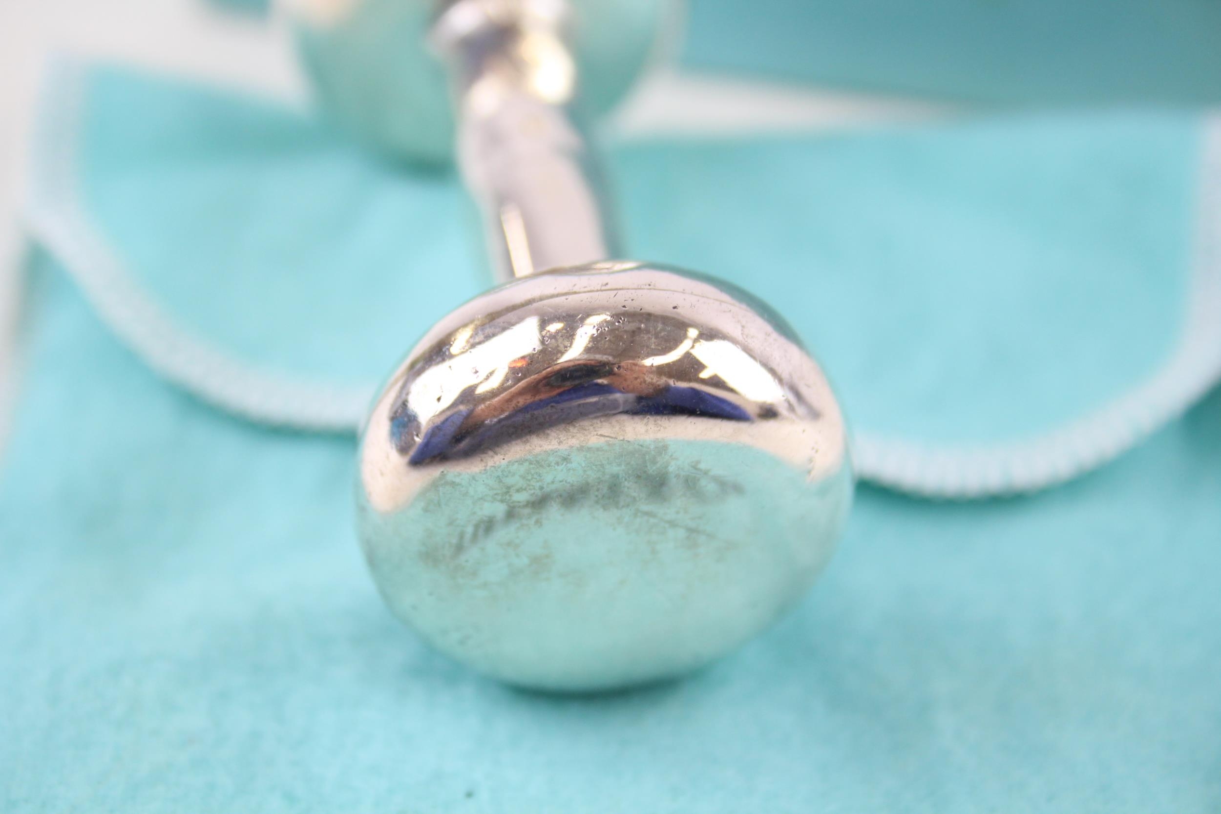 Vintage TIFFANY & CO. Stamped .925 Sterling Silver Plain Baby Rattle ...
