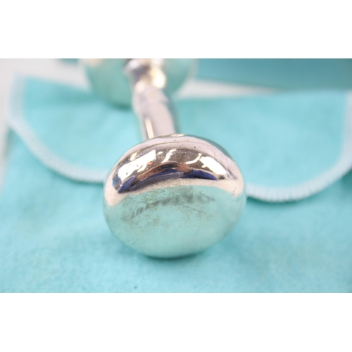 Vintage TIFFANY & CO. Stamped .925 Sterling Silver Plain Baby Rattle ...