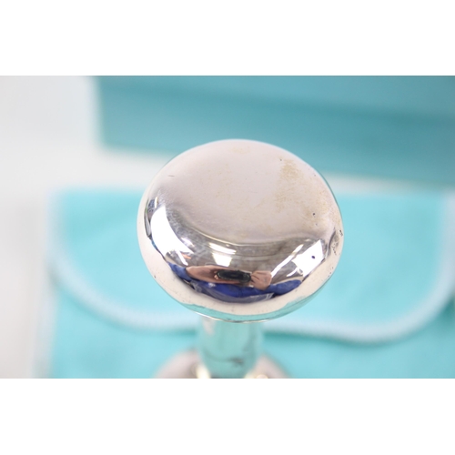 Vintage TIFFANY & CO. Stamped .925 Sterling Silver Plain Baby Rattle ...