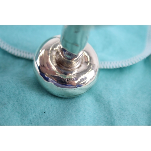 Vintage TIFFANY & CO. Stamped .925 Sterling Silver Plain Baby Rattle ...