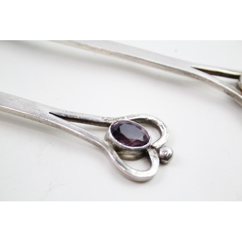 2 x Arts & Crafts Albert Edward Bonner 1913 London Sterling Silver ...