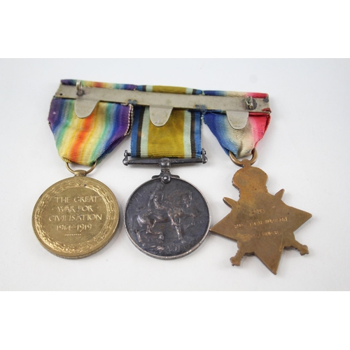 WW1 1914 Mons Star Trio Officer Named 2008 Pte J.T.G Murison 14th ...
