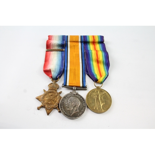 Mounted WW1 1914 Mons Star Trio Hussars 7102 Pte F. Whitbread 10th Hussars