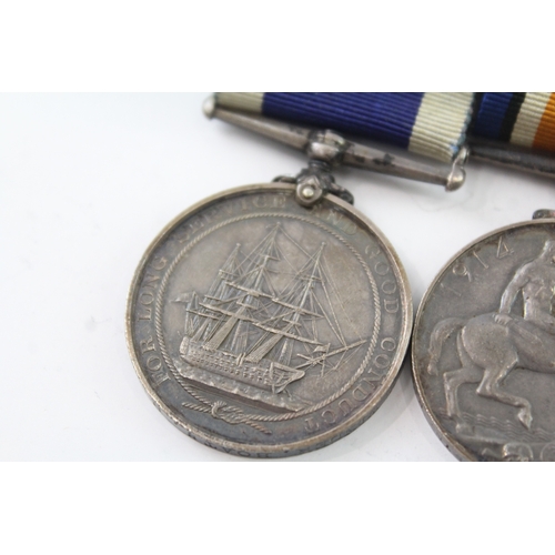Mounted Boer War-Edward VII-WW1 Navy Medal Group QSA GH Winder PO HMS ...