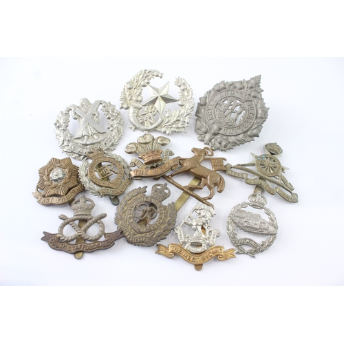 Military Cap Badges Inc The Welch, Scottish, S. Staffs, Etc x12