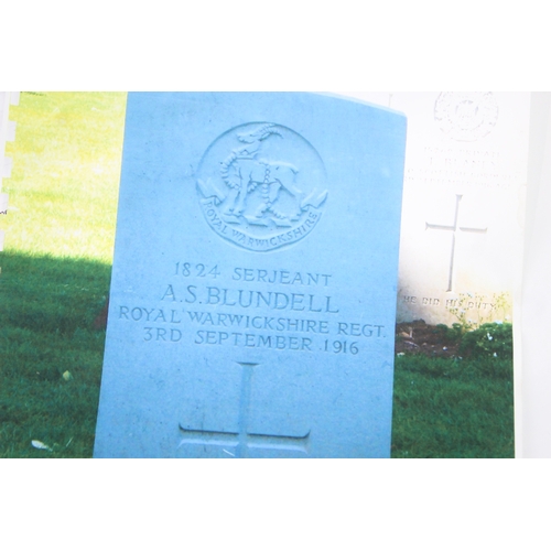 WW1 1914 Mons Star Bar Trio & Death Plaque w/ Research