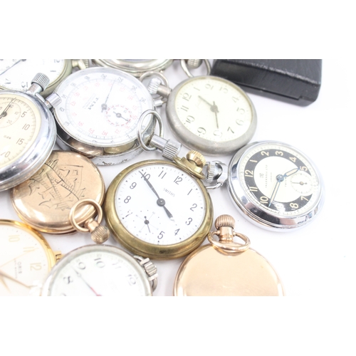 Job Lot Pocket Watches Mechanical/Quartz Untested
