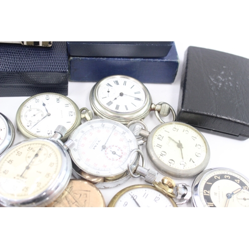 Job Lot Pocket Watches Mechanical/Quartz Untested