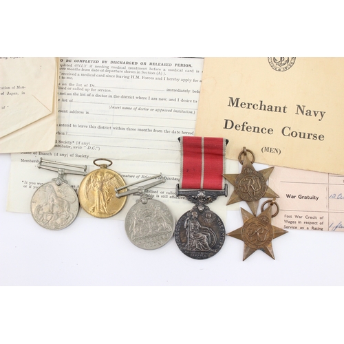 WW1-WW2 Navy Military BEM Medal Group w/ Original Paperwork & Citation ...