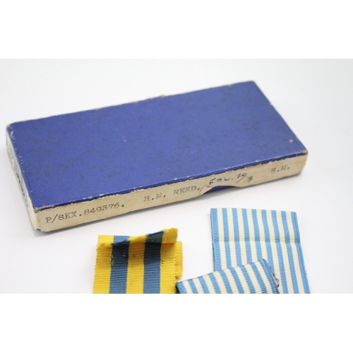 ERII Korea Medal Pair Queens Korea P/SKX 849376 H.M Reed SM RN